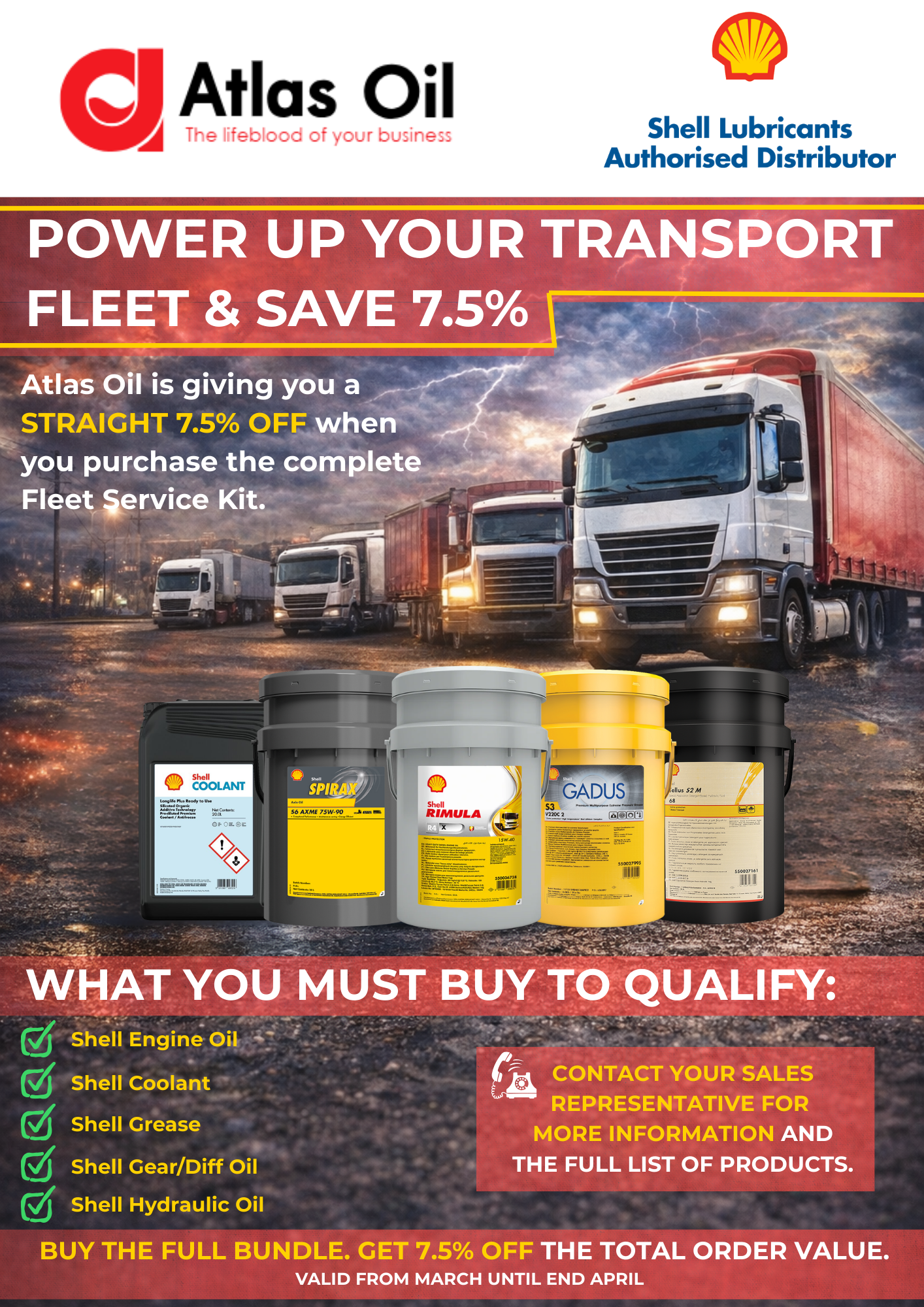 Promotions – Atlas Oil and Chemical