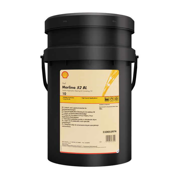 Shell Morlina S2 BL 10 - 20L Pail – Atlas Oil and Chemical