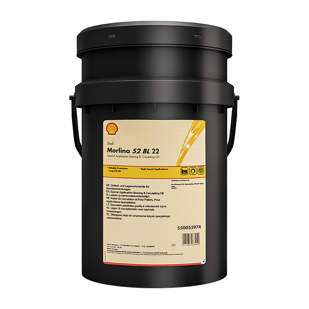 Shell Morlina S2 BL 22 - 20L Pail – Atlas Oil and Chemical