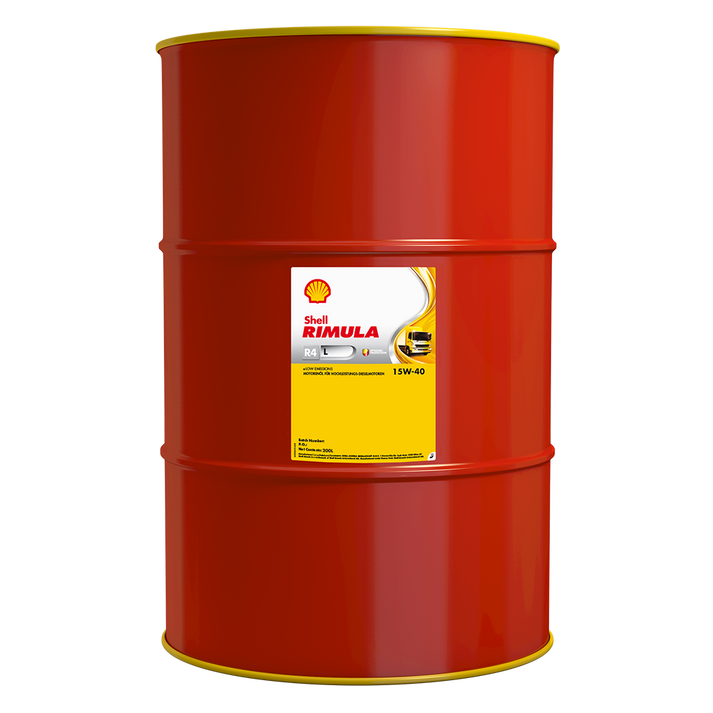 Shell Rimula R4 L 15W40 CK4 - 209L Drum – Atlas Oil and Chemical