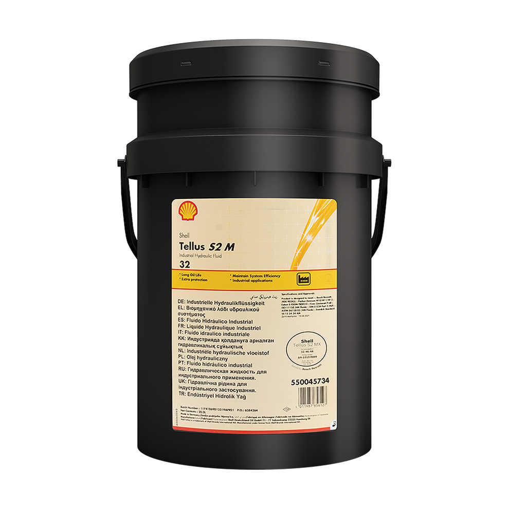 Shell Tellus S2 M 32 - 20L Pail – Atlas Oil and Chemical
